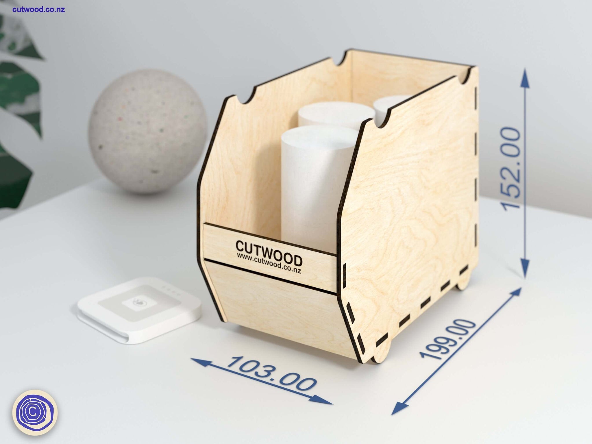Laser Cut Files I Stackable Storage Bins